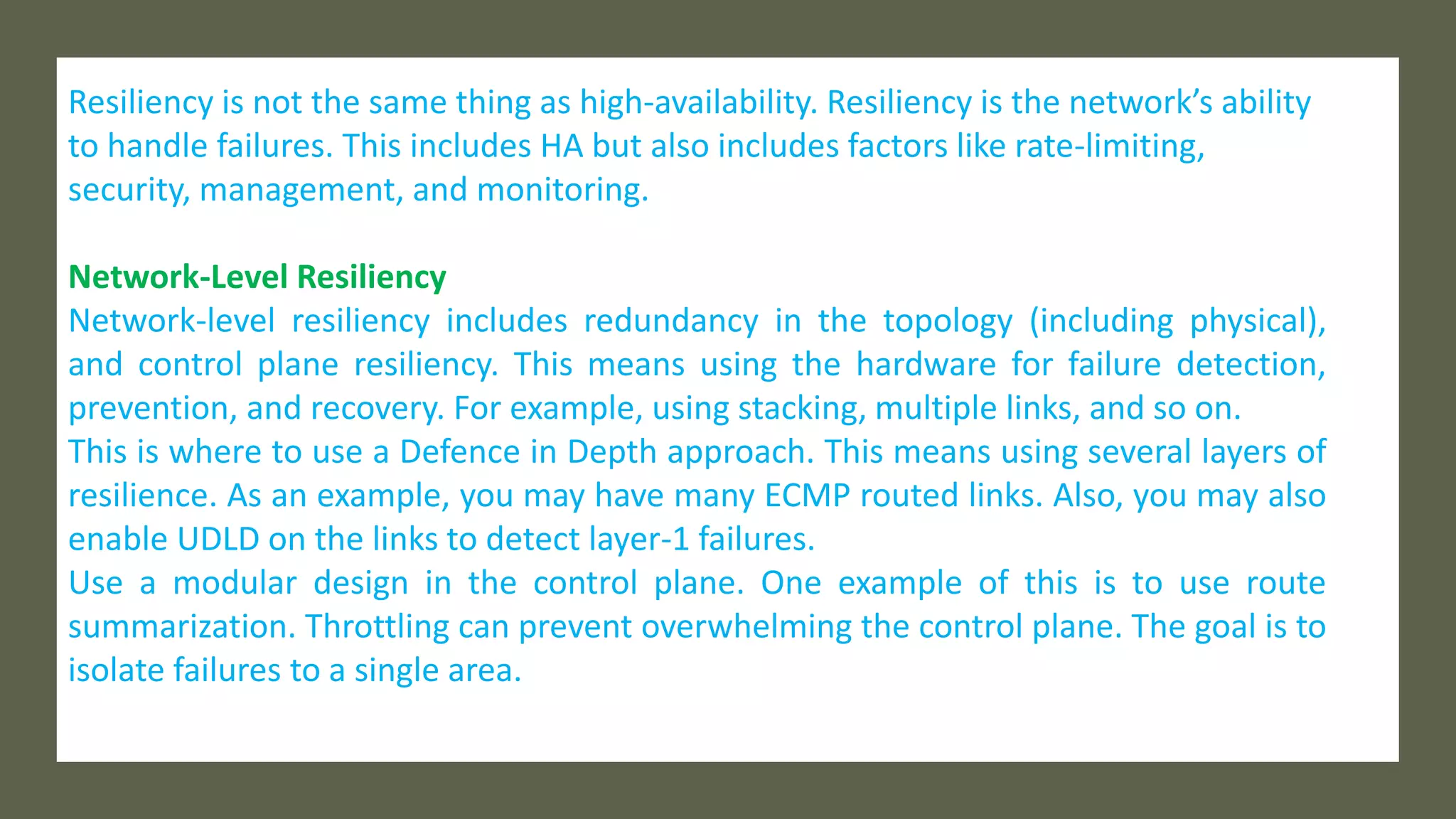 Resiliency vs High Availability vs Fault Tolerance vs Reliability | PPTX