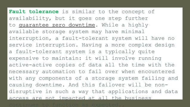 Resiliency vs High Availability vs Fault Tolerance vs Reliability | PPTX