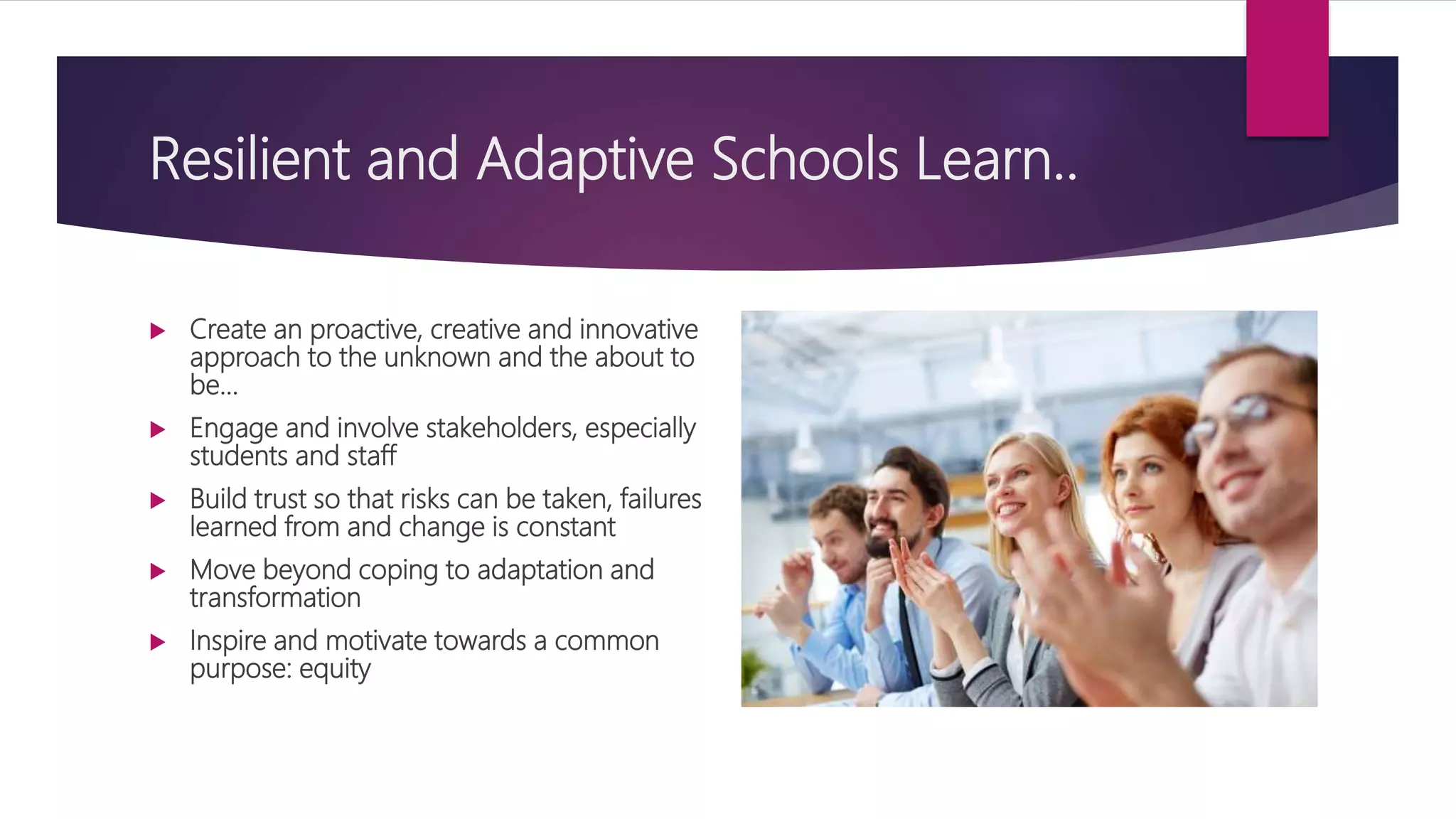 Resilient and adaptive schools | PPTX