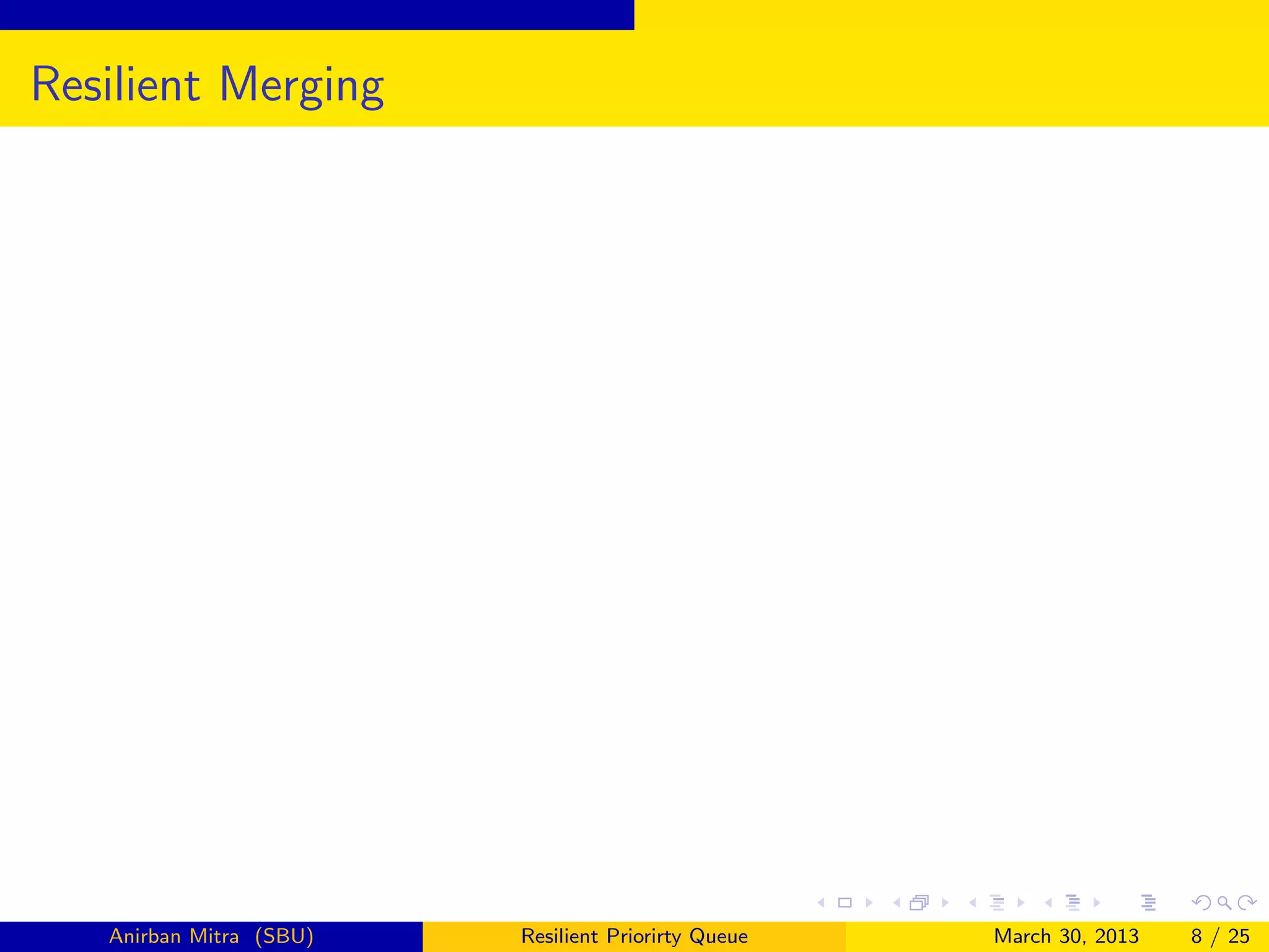 Resilient Priority Queue Ppt