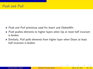 Resilient priority queue | PPT