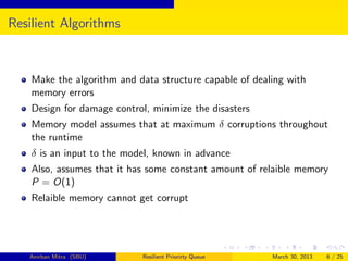 Resilient priority queue | PPT