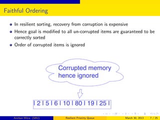 Resilient priority queue | PPT