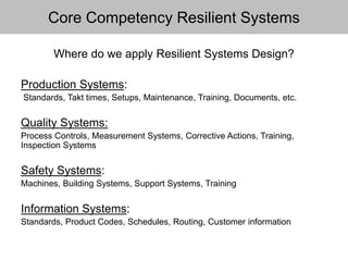 Resilient systems design | PPTX