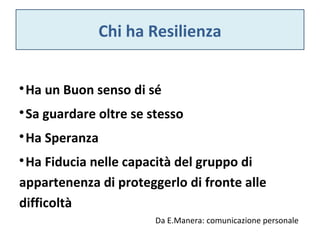 Resilienza | PPT