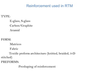Resin transfer moulding in mocm | PPT