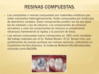 Resina compuesta | PPTX
