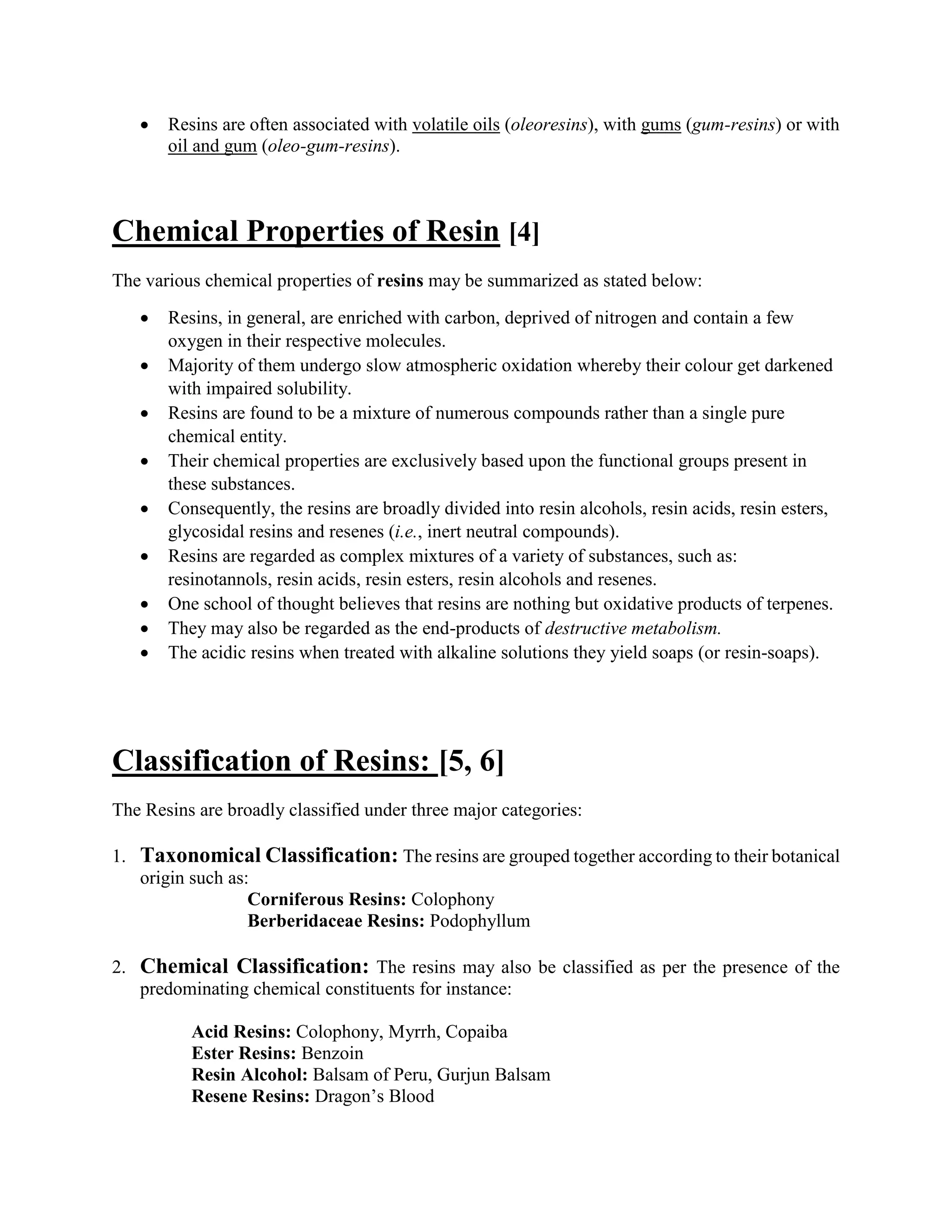 Resin and resin combination | PDF