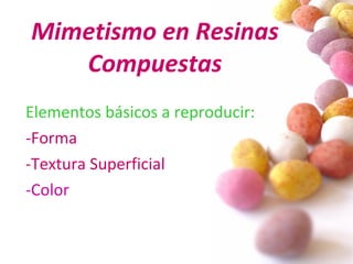 Resinas Compuestas Demo | PPT
