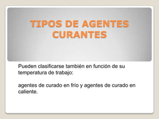 Resinas epoxi y Poliésteres insaturados | PPTX