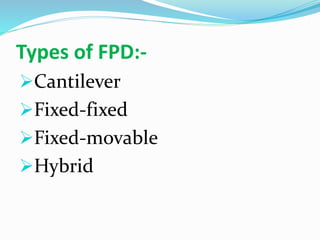 Resin bonded fixed partial denture | PPTX