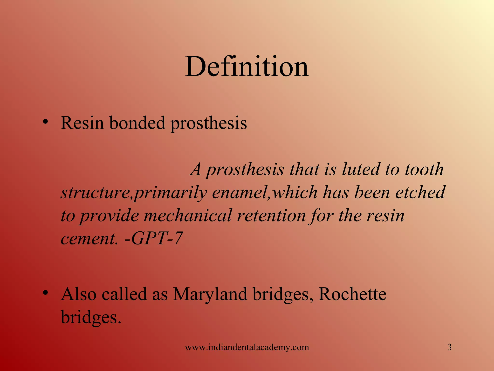 Resin bonded bridges.modi/ Labial orthodontics | PPT