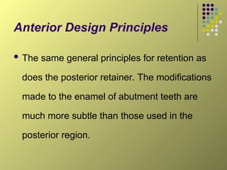 Resin Bonded Bridges mary land bridge.ppt