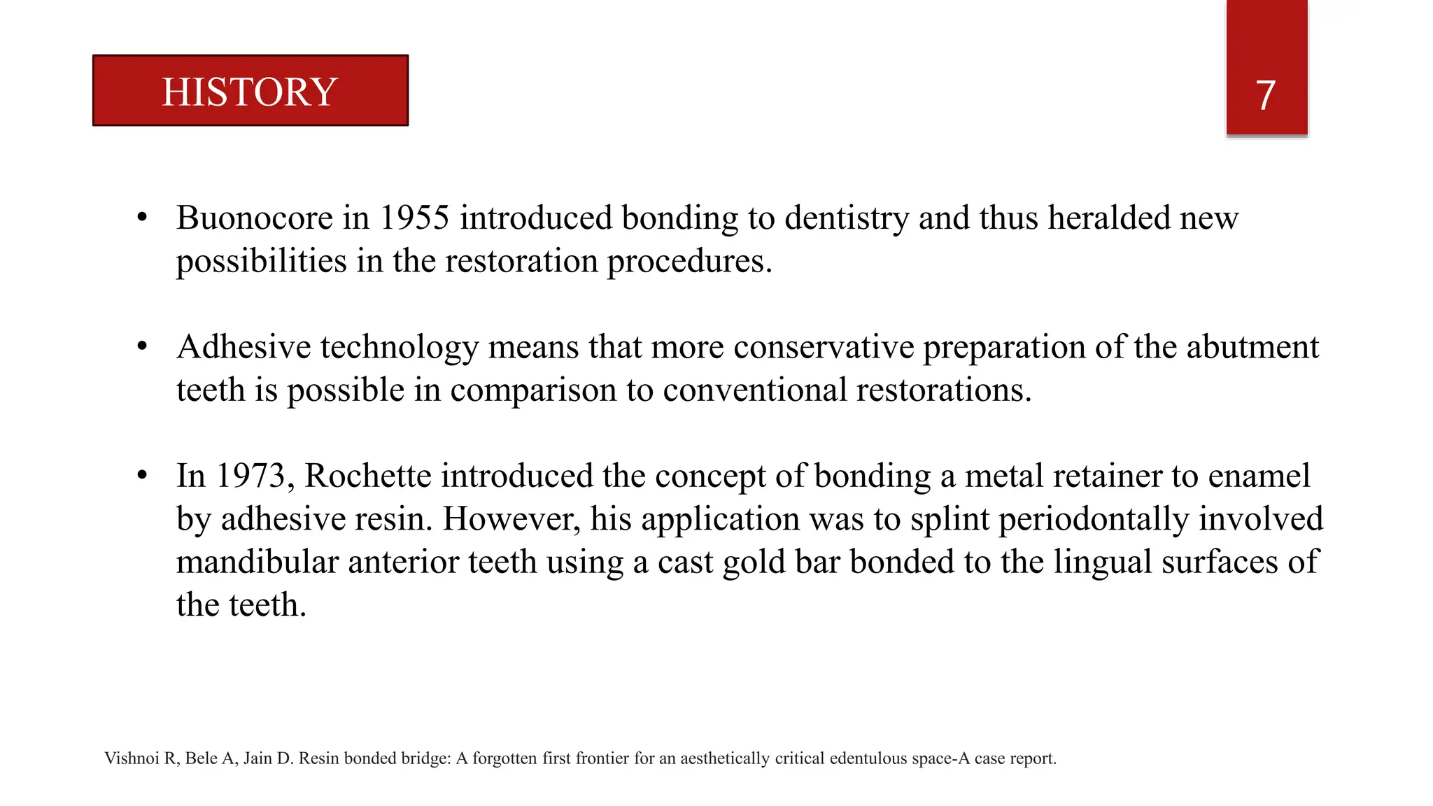 Resin bonded fixed partial denture. (RBFPD'S) | PPTX