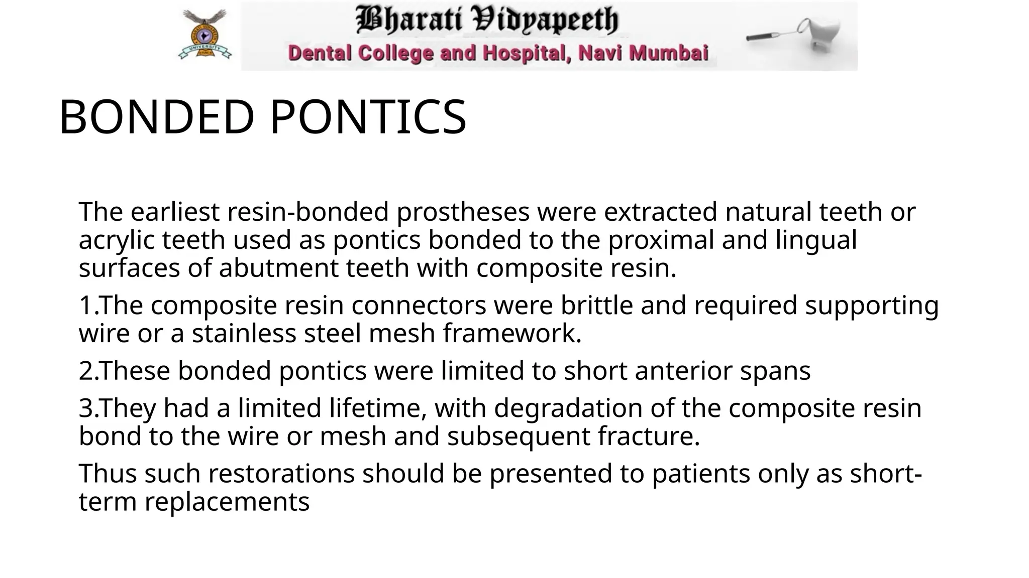 resin bonded prosthesis in fpd .pptx. . | PPTX