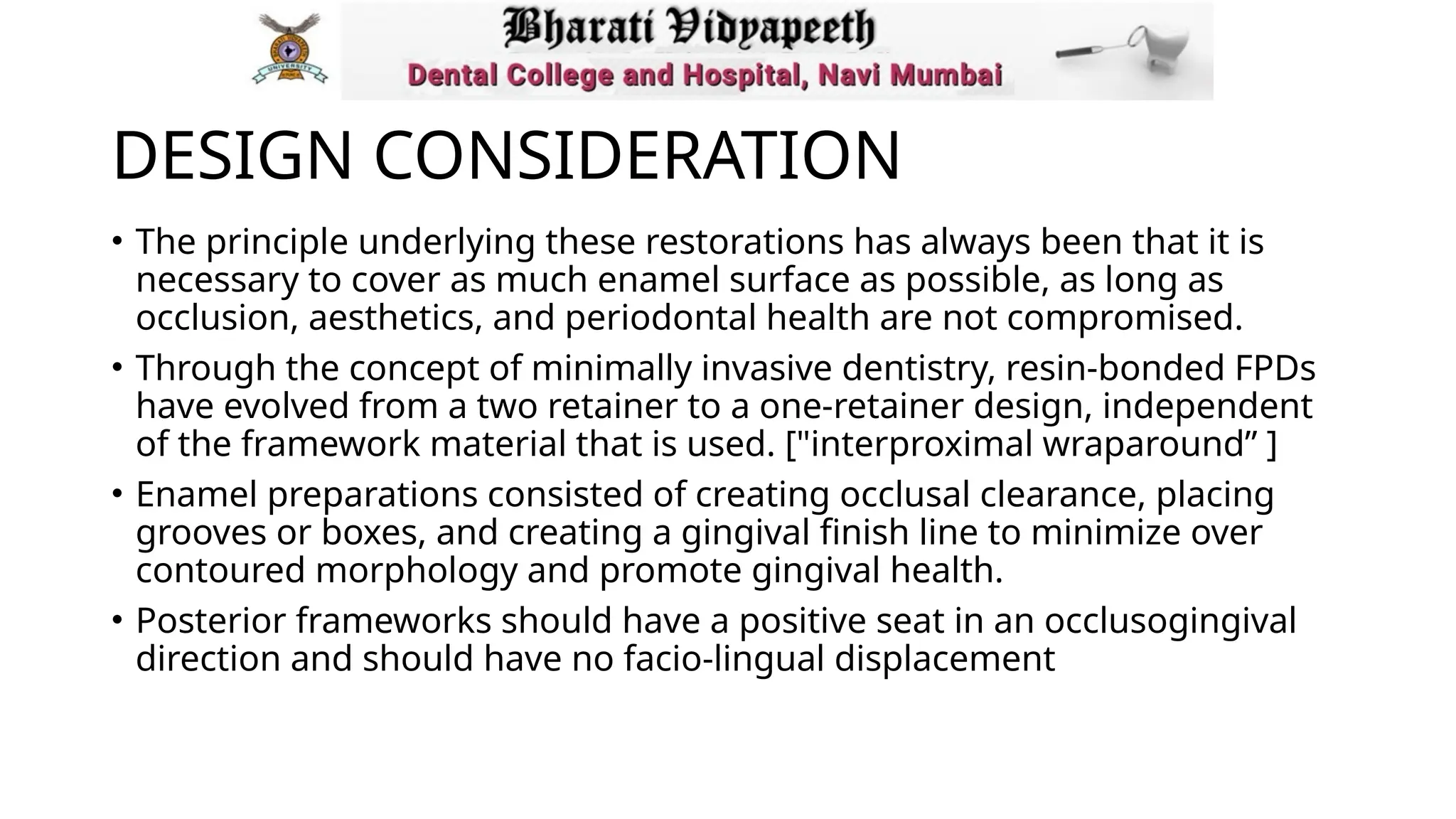 resin bonded prosthesis in fpd .pptx. . | PPTX