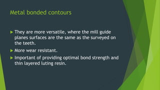 Resin bonding FOR MAXILLOFACIAL PROSTHESES.pptx
