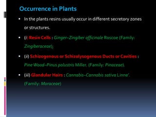 Resin drugs | PPTX