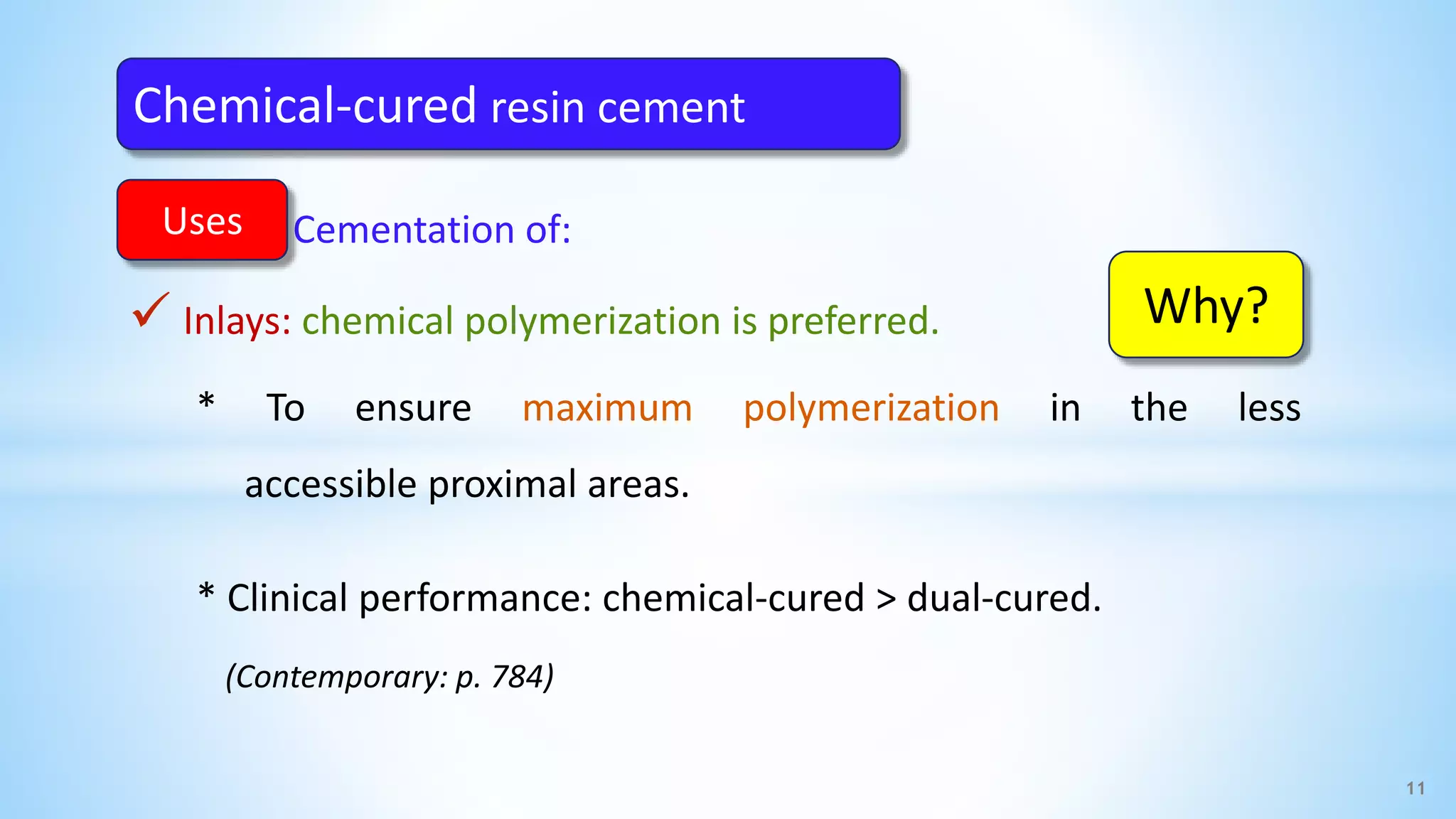 Resin Luting cements (2nd edition) | PPTX