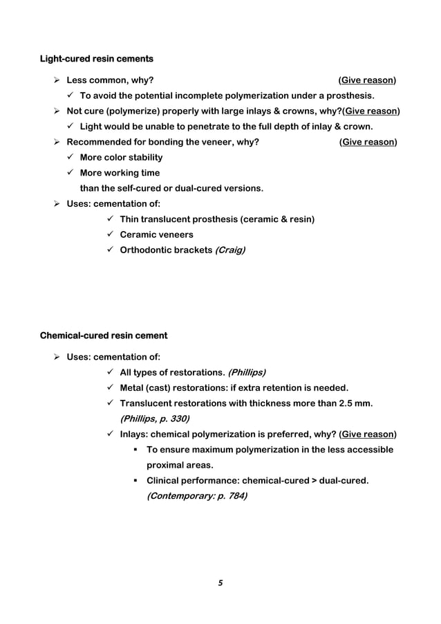 Resin Luting Cements (2nd edition) pdf | PDF
