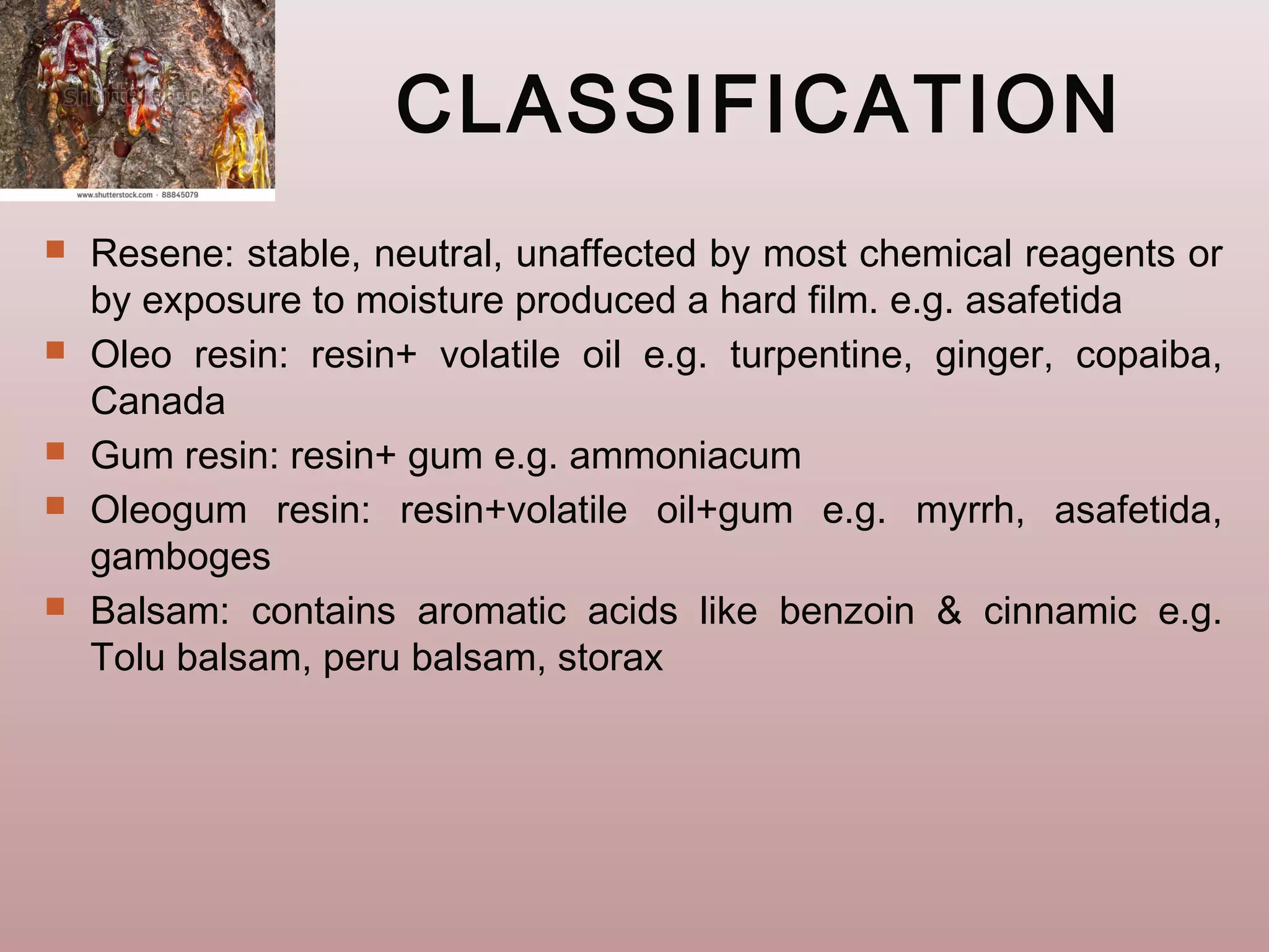 Resins | PPT
