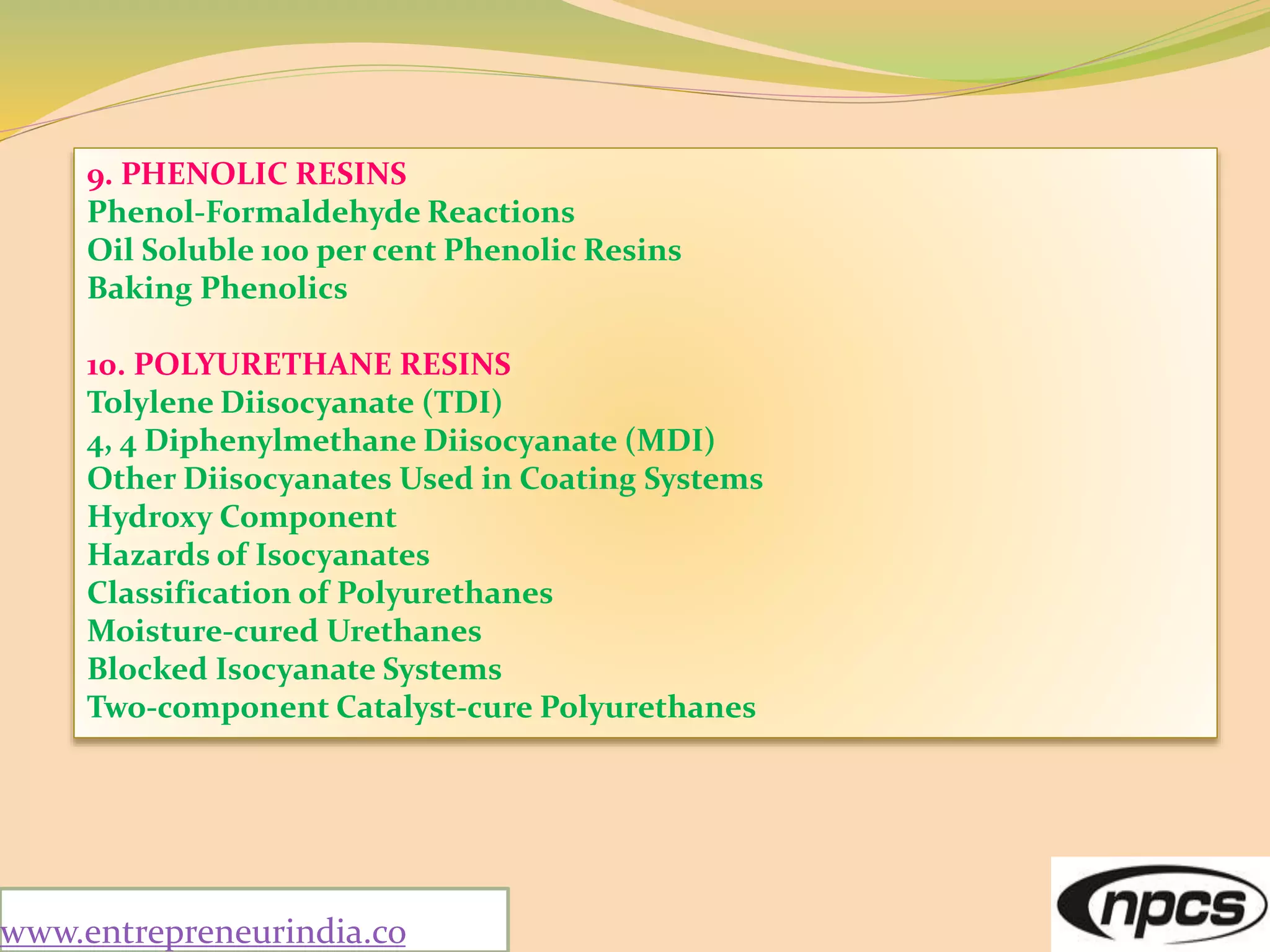 Formulation and Manufacturing Process of Alkyd Resin, Amino Resin ...
