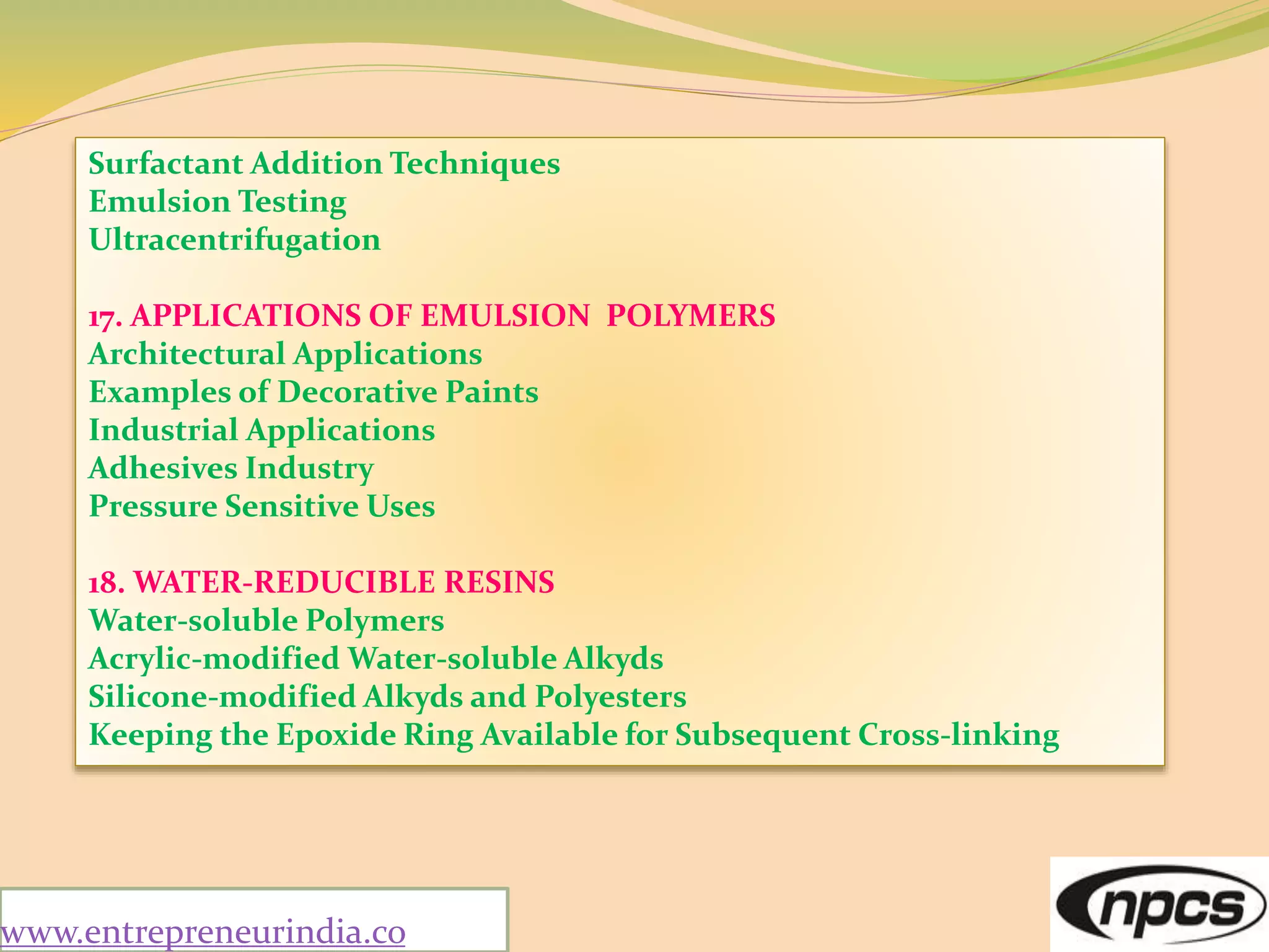 Formulation and Manufacturing Process of Alkyd Resin, Amino Resin, Phenolic Resin, Polyurethane ...