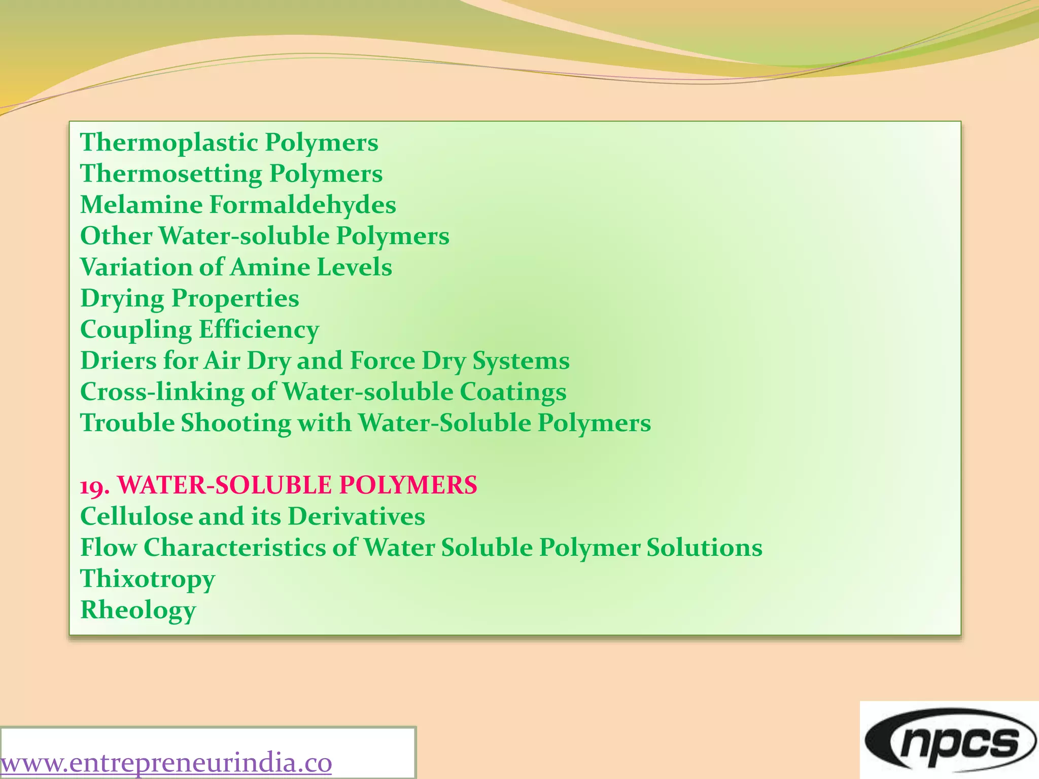 Formulation and Manufacturing Process of Alkyd Resin, Amino Resin, Phenolic Resin, Polyurethane ...