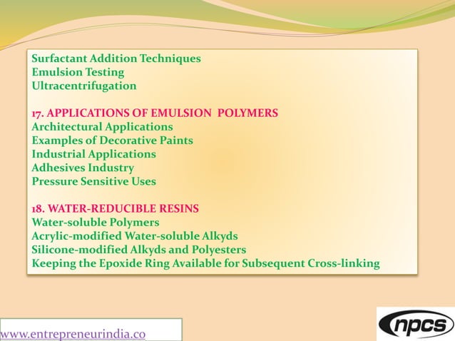 Formulation and Manufacturing Process of Alkyd Resin, Amino Resin ...