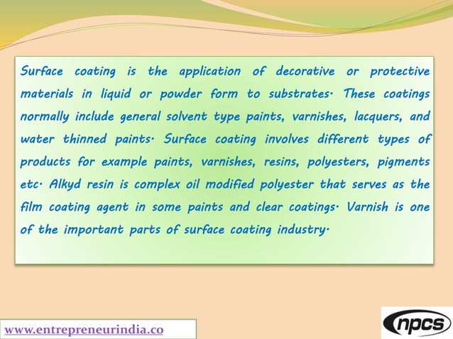 Formulation and Manufacturing Process of Alkyd Resin, Amino Resin ...