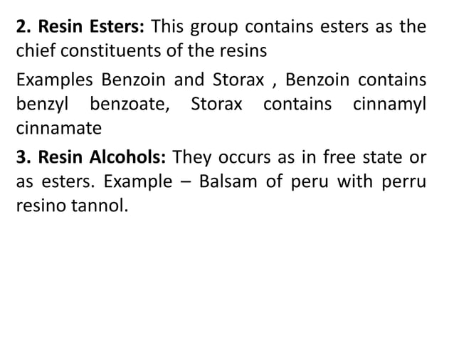 Resins | PPTX | Skin Care | Beauty