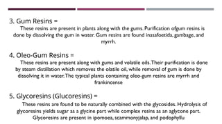 RESINS PHARMACOGNOSY PPT STUDY MATERIAL.pptx