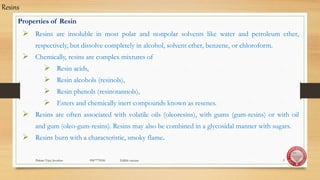 Resins | PPTX