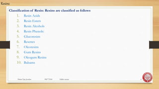 Resins | PPTX