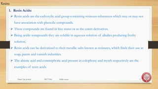 Resins | PPTX