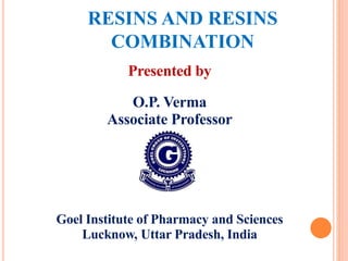 Resins and resin combinations | PPT