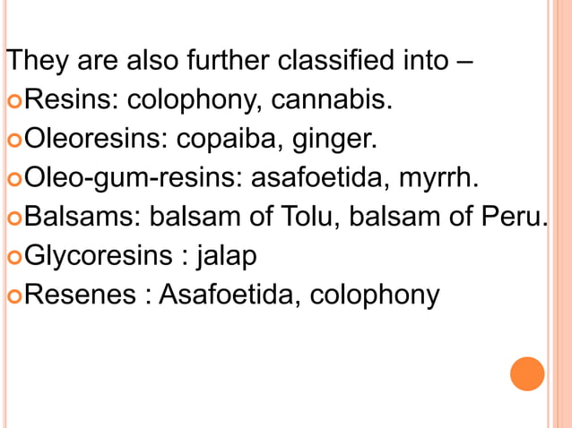 Resins and resin combinations | PPT | Skin Care | Beauty