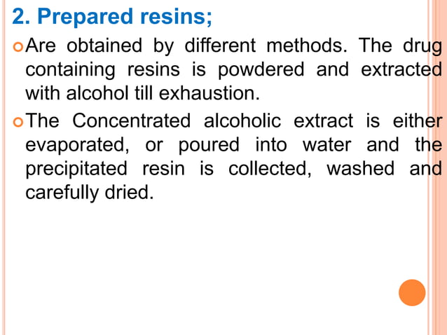 Resins and resin combinations | PPT | Skin Care | Beauty