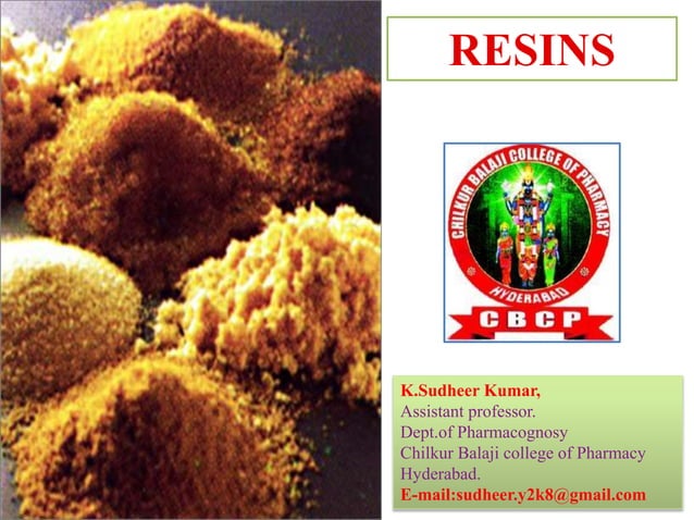 Resins | PPTX | Gardening | Home & Garden