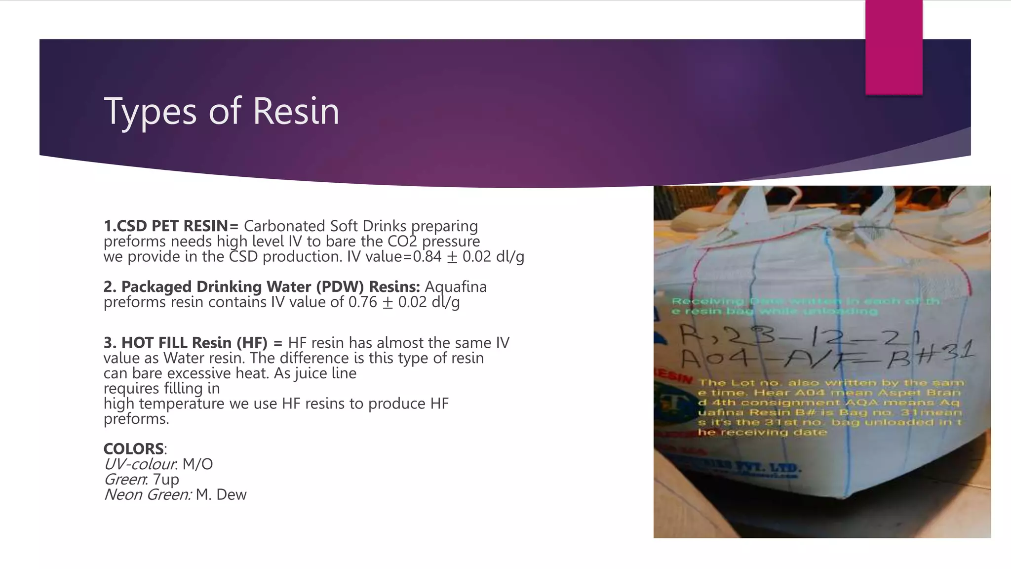 Resin storage and QC parameters.pptx