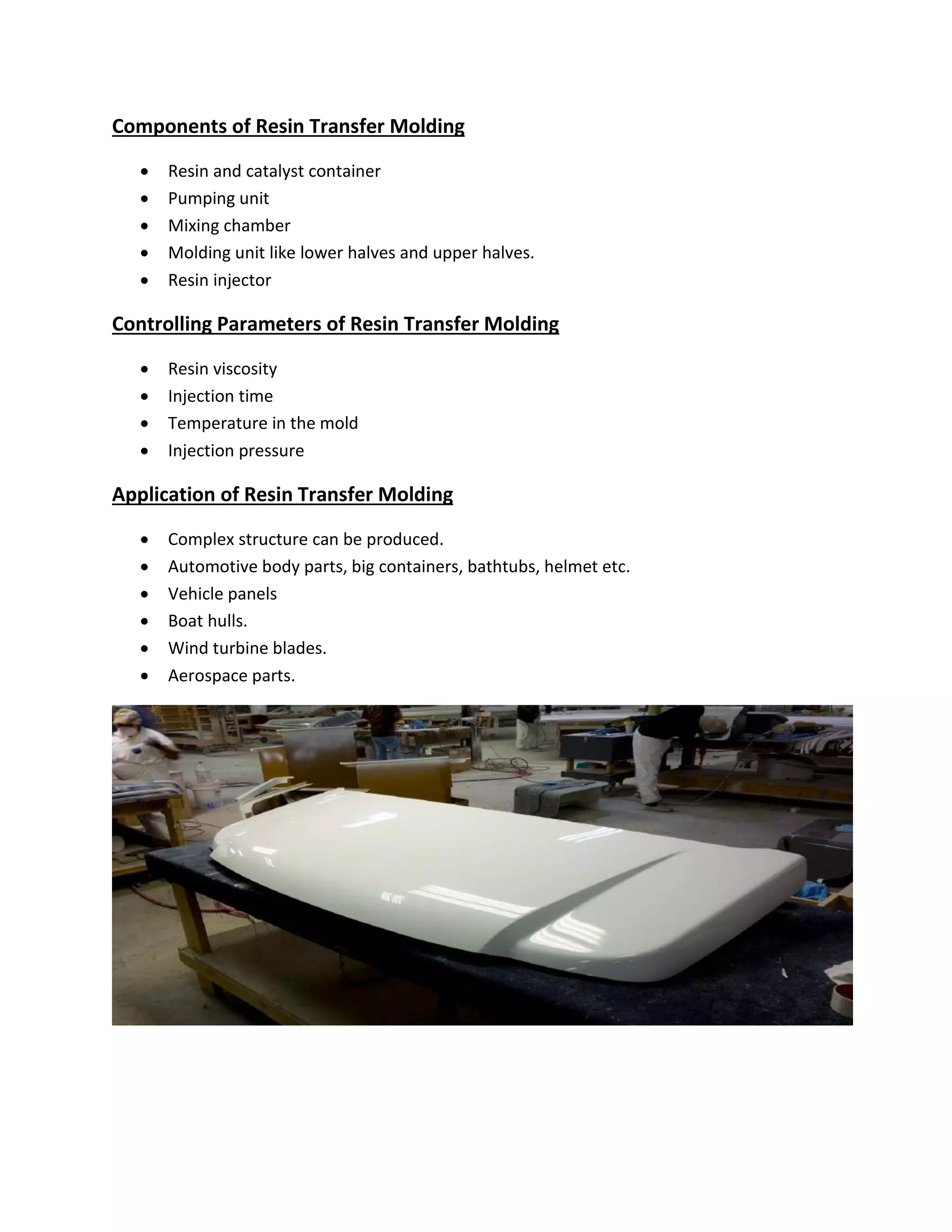 Resin transfer molding | PDF