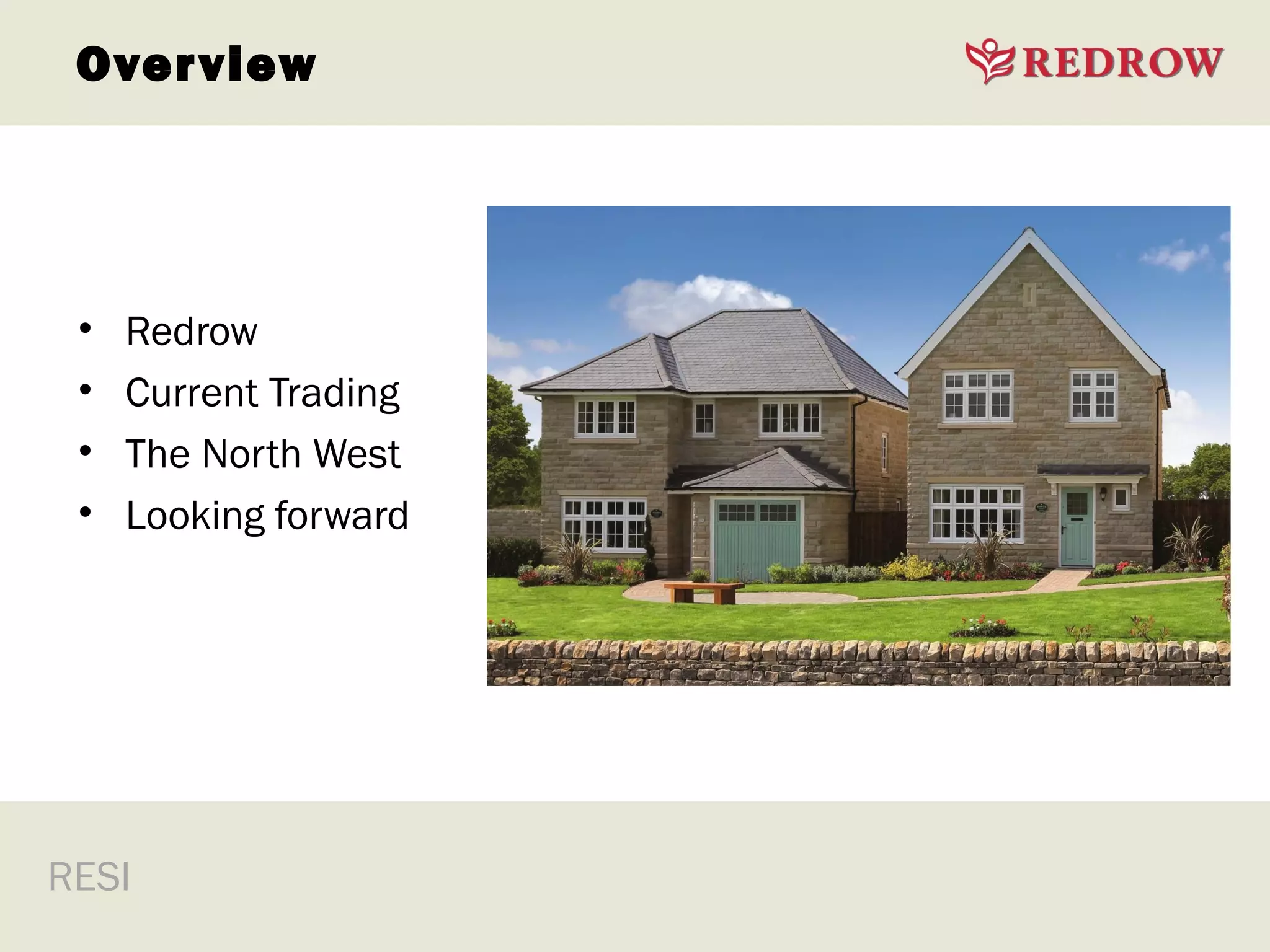 Place RESI 2015: Matthew Pratt, Redrow Homes | PPT | Real Estate