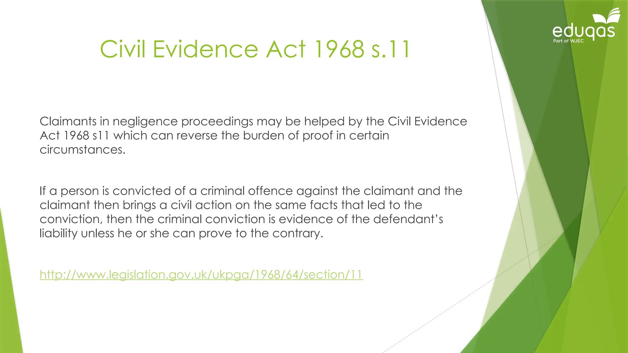 Res ipsa loquitur and Civil Evidence Act 1968 2.pptx
