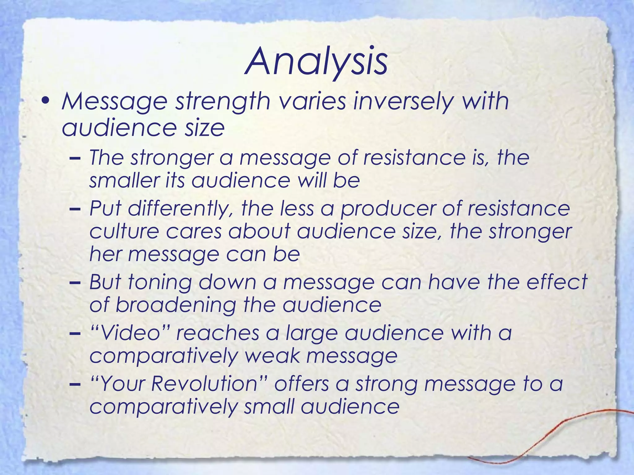 Popular Culture as an Act of Resistance | PPT