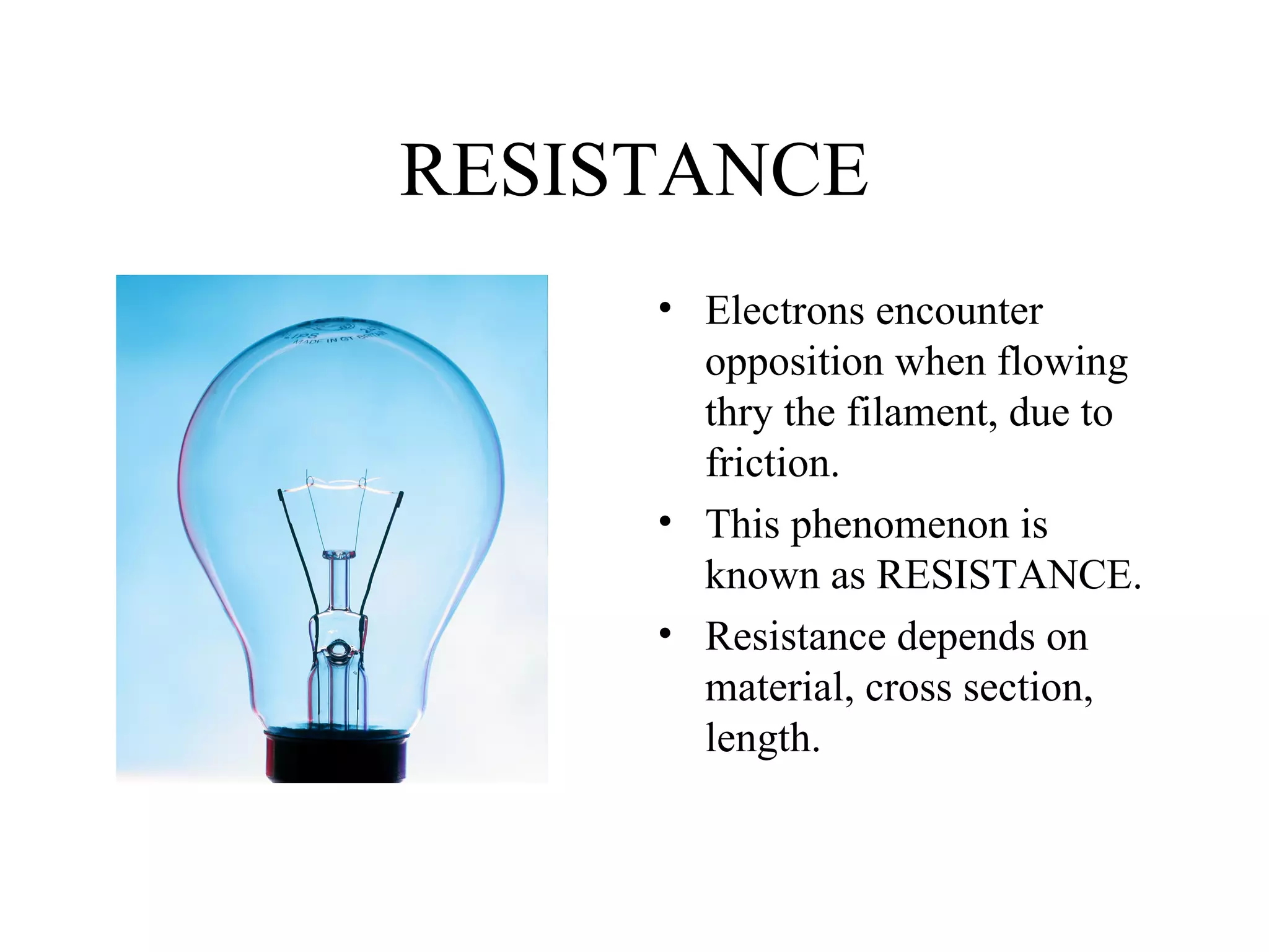 Resistance In Circuits | PPT