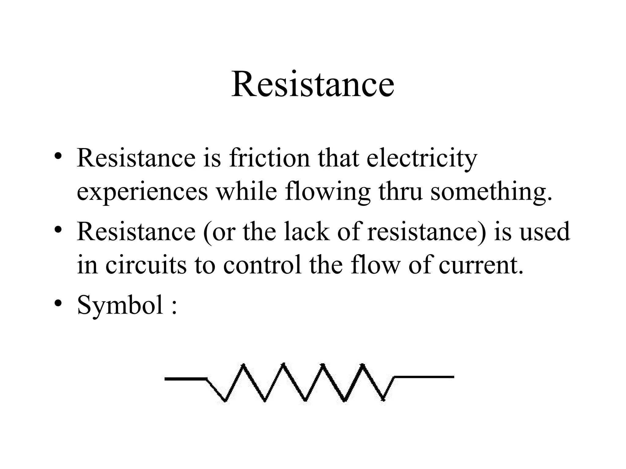 Resistance In Circuits | PPT