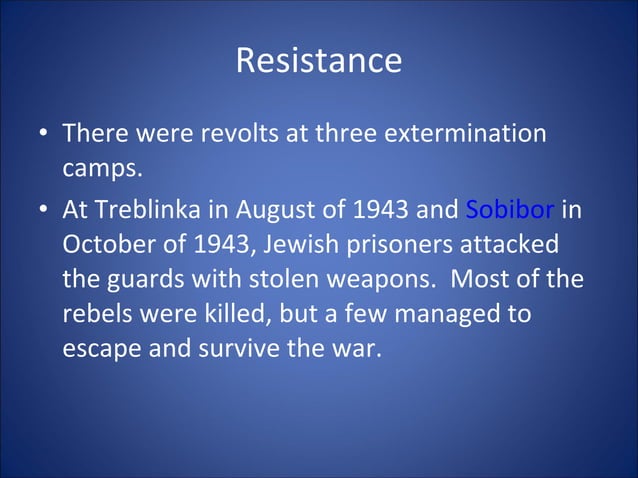 Resistance And Death Marches | PPT