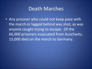 Resistance And Death Marches | PPT