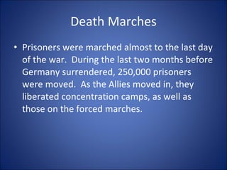 Resistance And Death Marches | PPT