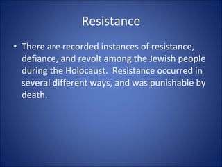 Resistance And Death Marches | PPT